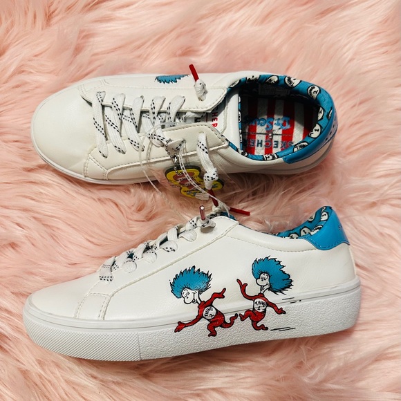 Skechers | Shoes | Dr Seuss Thing And Thing 2 Skechers Sneakers | Poshmark